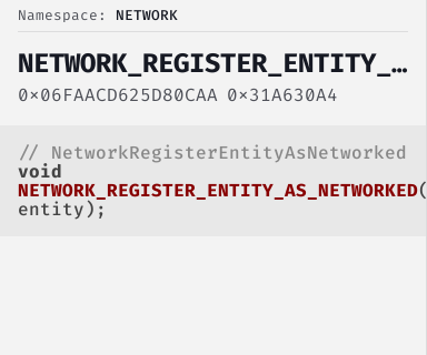 Convert a local entity into a network entity - Discussion - Cfx.re ...