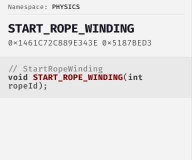 StartRopeWinding - FiveM Natives @ Cfx.re Docs