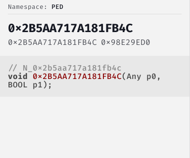 SetPedAoBlobRendering - FiveM Natives @ Cfx.re Docs