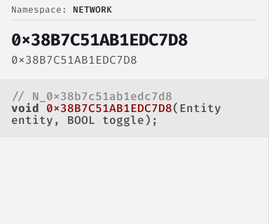 N_0x38b7c51ab1edc7d8 - FiveM Natives @ Cfx.re Docs