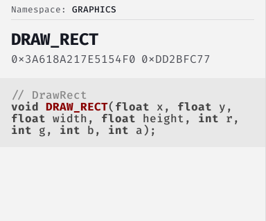 DrawRect - FiveM Natives @ Cfx.re Docs