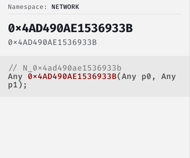 N_0x4ad490ae1536933b - FiveM Natives @ Cfx.re Docs