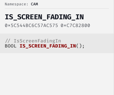 IsScreenFadingIn - FiveM Natives @ Cfx.re Docs
