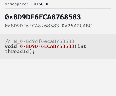 N_0x8d9df6eca8768583 - FiveM Natives @ Cfx.re Docs