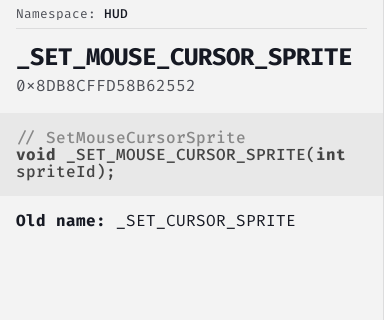 SetMouseCursorStyle - FiveM Natives @ Cfx.re Docs