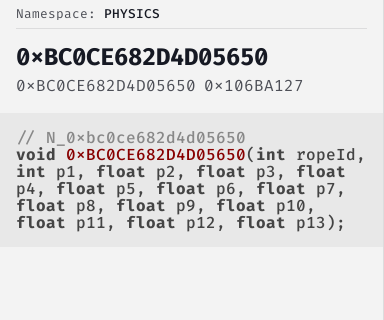 N_0xbc0ce682d4d05650 - FiveM Natives @ Cfx.re Docs