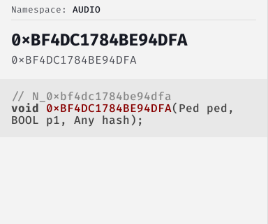 UseFootstepScriptSweeteners - FiveM Natives @ Cfx.re Docs