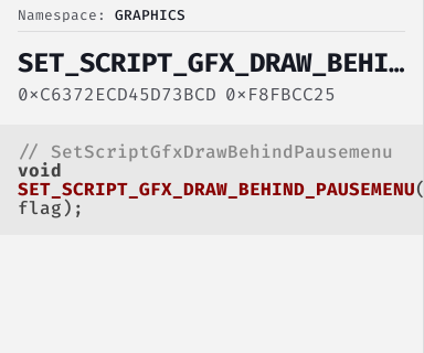 SetScriptGfxDrawBehindPausemenu - FiveM Natives @ Cfx.re Docs