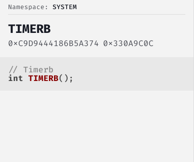 Timerb - FiveM Natives @ Cfx.re Docs