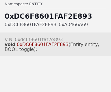 N_0xdc6f8601faf2e893 - FiveM Natives @ Cfx.re Docs