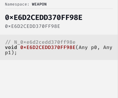 N_0xe6d2cedd370ff98e - FiveM Natives @ Cfx.re Docs